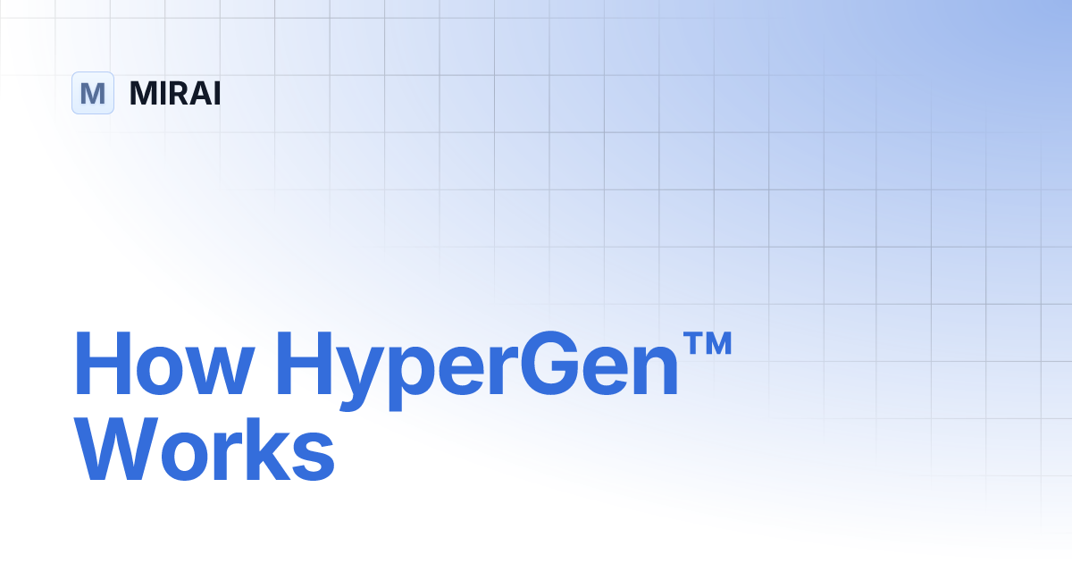 How HyperGen™ Works | MIRAI